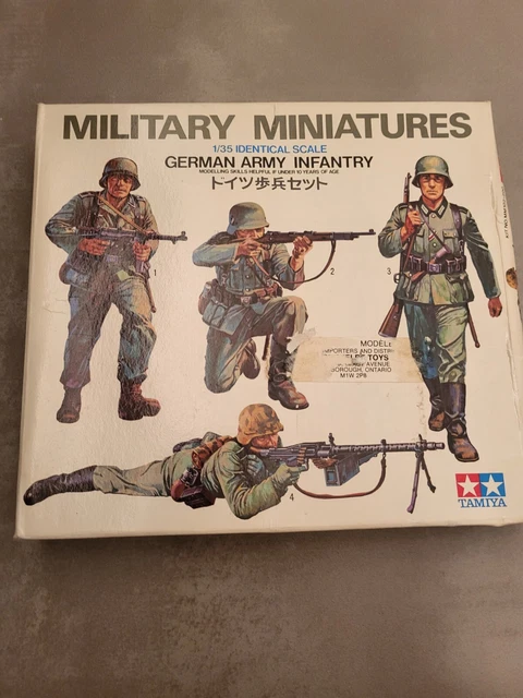 VINTAGE TAMIYA MILITARY Miniatures 1/35 Scale German Army Infantry $15. ...