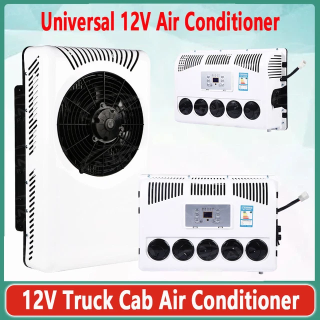 NEW / 12V Truck Cab Air Conditioner Split AC Fits Semi Trucks Bus RV ...