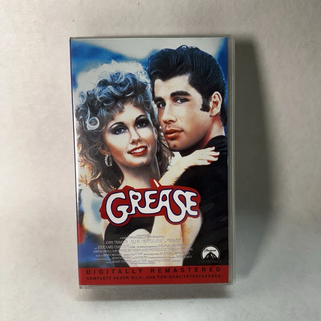 VHS - PARAMOUNT Pictures - Grease - John Travolta - Digitally ...