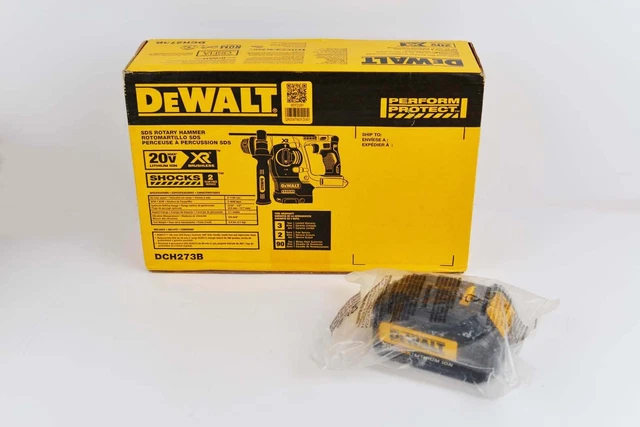 NEW DEWALT DCH273B Li-Ion Battery Powered Rotary Hammer Drill +DCB200 ...