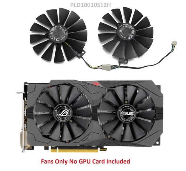 95MM PLD10010S12H COOLER Fan For ASUS ROG STRIX GTX 1050 GTX 1050Ti ...