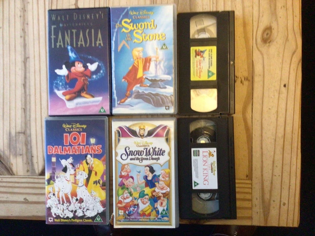 WALT DISNEY CLASSICS VHS Bundle Job Lot x 6 Video Cassette Tapes - Any ...