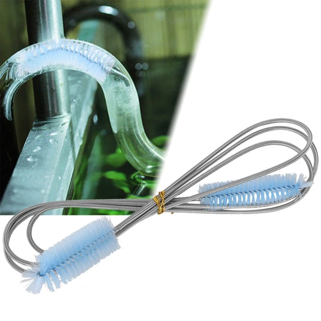 STAINLESS STEEL WATER Pipe Brush Aquarium Cleaning Brush Aquarium ...