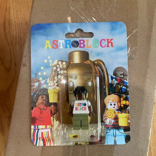 TRAVIS SCOTT ASTROWORLD Canvas Don Astroblock Lego-Moc LE Block Figure ...