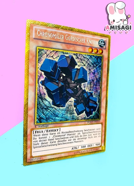 YU-GI-OH! CARD CHRONOMALER Gordian Knot PGLD-DE010 Gold Secret German £ ...