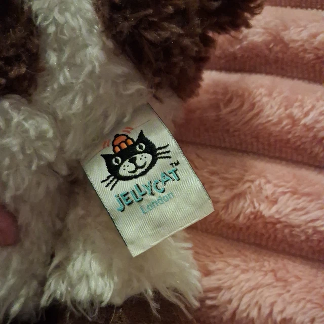 JELLYCAT CAFFUFFLE LLAMA Plush Soft Toy Medium Cream & Brown Retired ...