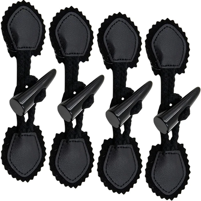 4 PAIRS GARMENT Decorative Clothing Toggle Buttons Toggle Clasps for ...