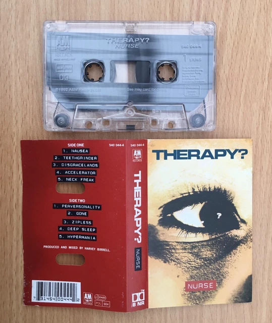 🌟THERAPY🌟CASSETTE ALBUM🌟NURSE🌟INDIE🌟ROCK🌟ALTERNATIVE🌟1990’S🌟UK🇬🇧SELLER ...
