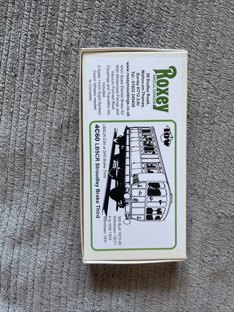 ROXEY MOULDINGS 4C60 LBSCR/SR Stroudley 4w Brake Third Kit Opened! All ...