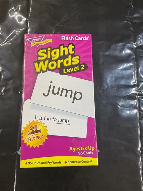 TREND FLASH CARDS Word Families and Sight Words Level Complete Set $10. ...