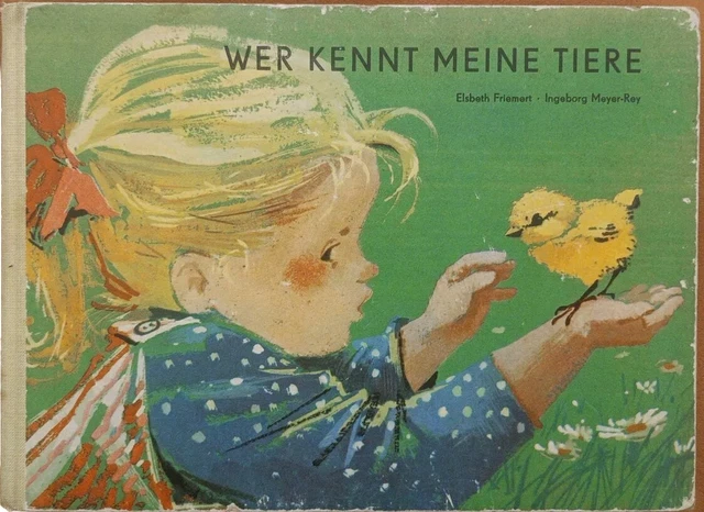 Kinderbuch Ddr Pappbuch Wer Kennt Meine Tiere 1966 6 Auflage Eur 100