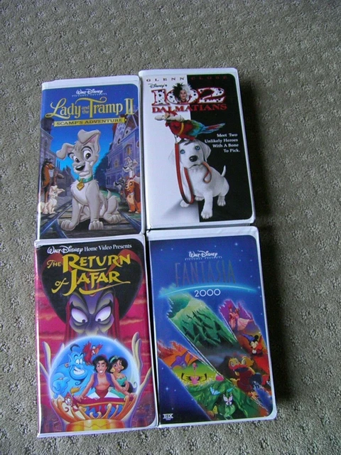 NASTRI VHS WALT Disney - Set di 4 film sequel EUR 11,16 - PicClick IT