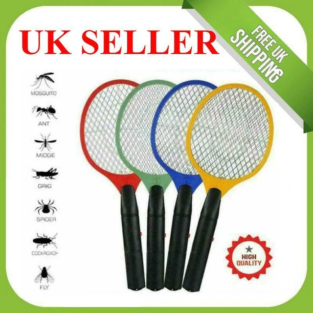 NEW ELECTRIC FLY Insect Bug Zapper Racket Swatter Bat Mosquito Wasp ...