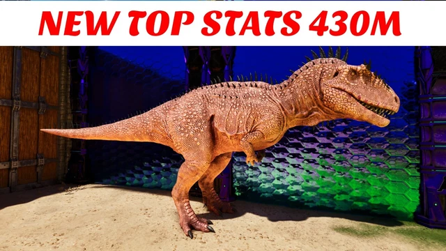 ARK SURVIVAL ASCENDED PvE PC/XBOX/PS5 Carcharodontosaurus 430m (Carch ...
