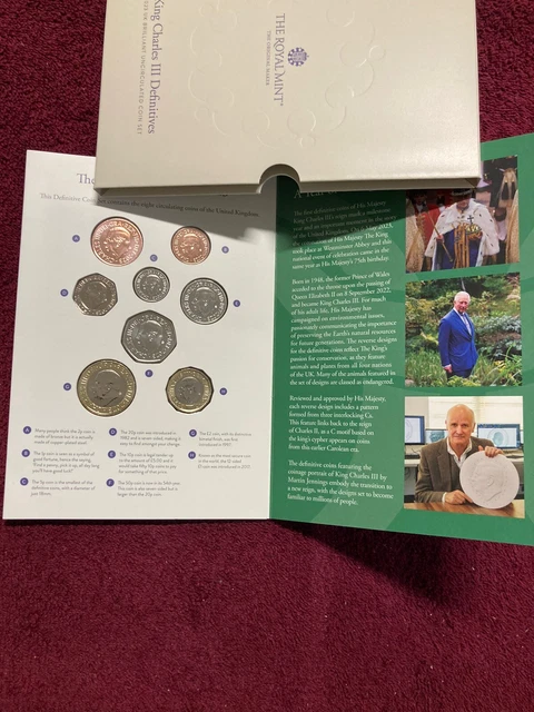 Royal Mint King Charles Iii Definitives 2023 Uk Brilliant Uncirculated