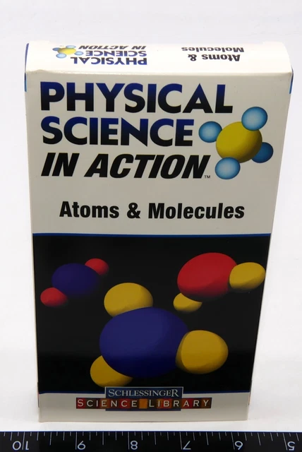 PHYSICAL SCIENCE IN Action Atoms & Molecules VHS Cassette Tape Video £ ...