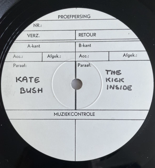 KATE BUSH -THE Kick Inside- Very Rare Dutch Test Pressing LP (Vinyl ...