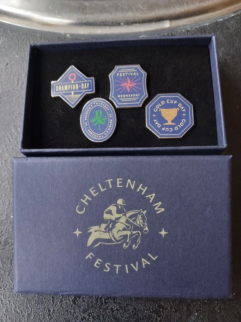 2024 CHELTENHAM FESTIVAL Pin Badges £30.00 - PicClick UK