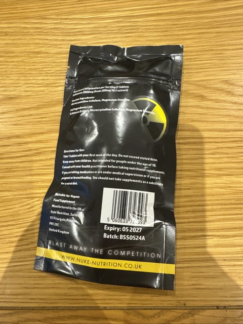 NUKE NUTRITION ECHINACEA 2000mg 180 Tablets New Date 05/27 £3.00 ...