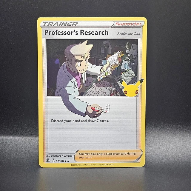 POKEMON PROFESSOR'S RESEARCH 023/025 Celebrations Holo Rare LP $1.78 ...