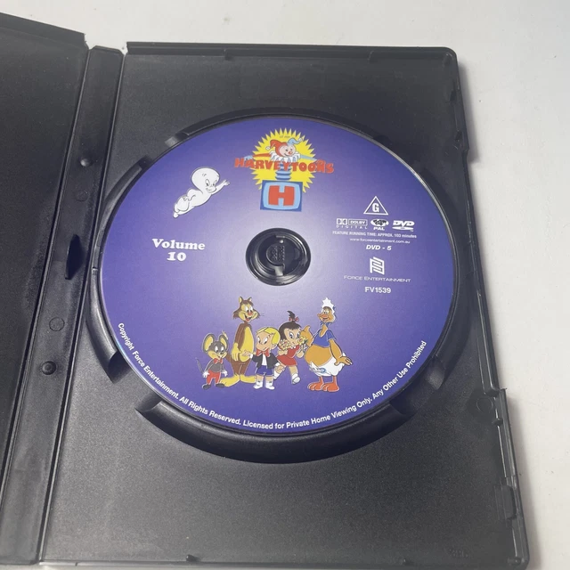 HARVEYTOONS VOLUME 10 Dvd Cartoons Region 4 Pap Vgc Free Postage $14.50 ...