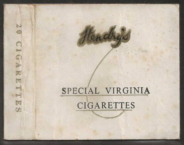 VINTAGE CIGARETTE/TOBACCO PACKET-#2442- Hull Only - Hendrys £5.00 ...