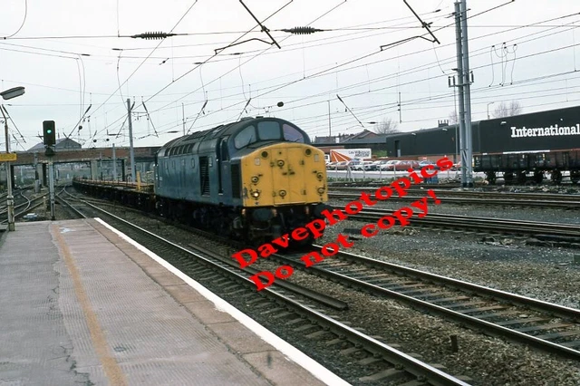ORIGINAL 35MM Slide Railway Diesel - 40009 @ Warrington Bank Quay April ...