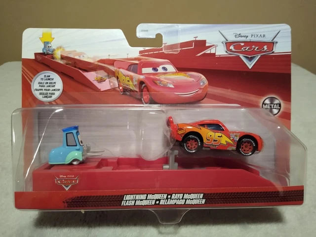DISNEY PIXAR CARS 2022 Launcher Lightning McQueen New in Package HTF Full Metal £19.09 - PicClick UK