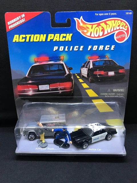 HOT WHEELS ACTION Pack Police Force Diecast Set Scale 1:64 EUR 36,34 ...
