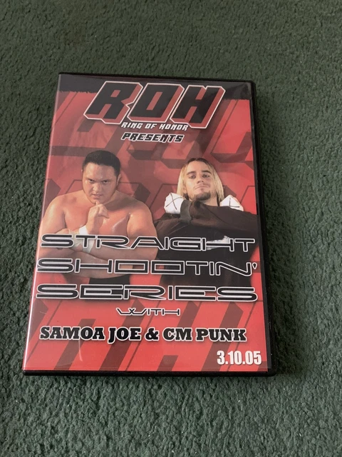 ROH STRAIGHT SHOOTIN With CM Punk And Samoa Joe WWE AEW NJPW Rare £40. ...