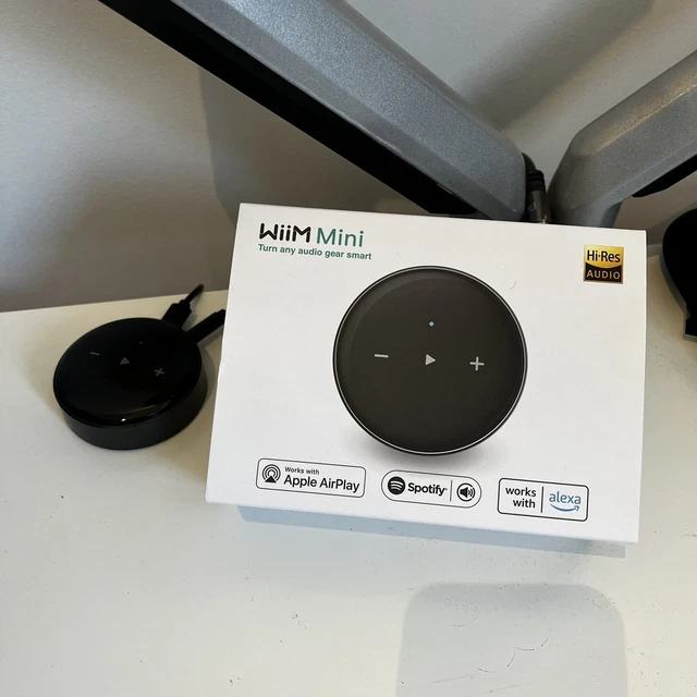 WIIM MINI AUDIO Streamer | Spotify Airplay2 Alexa Amazon Music Deezer ...