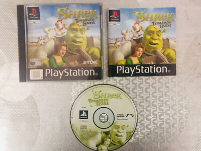 SHREK TREASURE HUNT 2002 Sony Playstation One PS1 Video Game - PAL ...