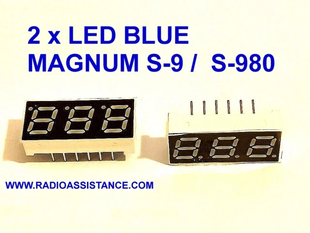 S9 MAGNUM KIT 2X Led Blu Frequenzimetro Ricambio Nuovo EUR 25,00 ...