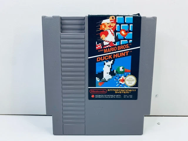 SUPER MARIO BROS. + Duck Hunt NES Nintendo Genuine Cart PAL - Fast Post ...