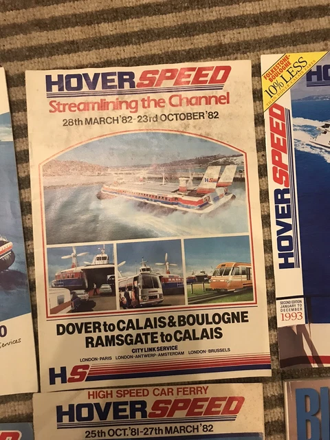 HOVERSPEED FAST FERRIES Dover Calais Ferry France Hovercraft SeaCat ...