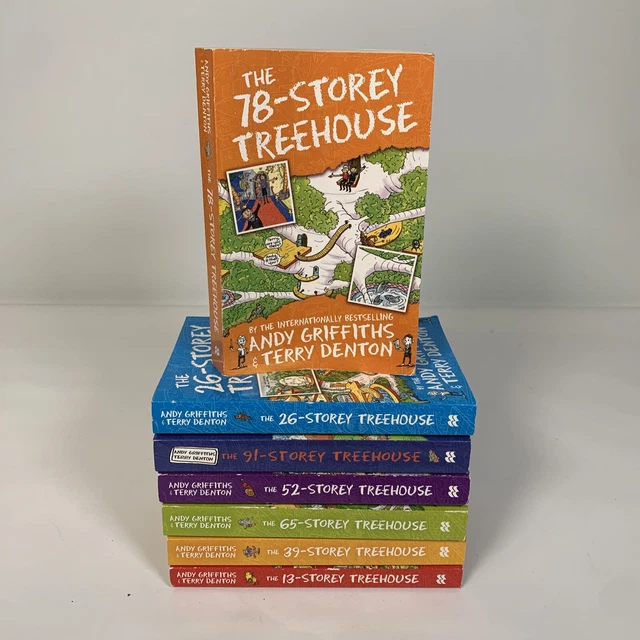 THE TREEHOUSE STOREY Story Books Collection Set Bundle by Andy ...