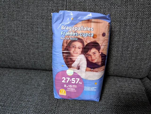 DELIPLUS 8-15 JAHRE spanische Pants Windeln Pampers Rarität Vintage ...