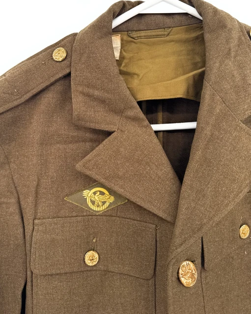 WWII JACKET ARMY Sergeant Fist Class Honorable Discharge £84.39 ...