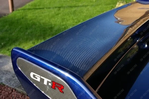 STOCK PATRIAL CARBON R33 GTR/GTS GTR Rear Spoiler Wing For 95-98 Nissan ...
