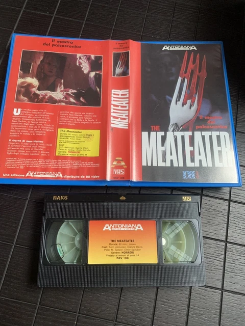 VHS THE MEATEATER Il Mostro Del Palcoscenico Horror Derek Savage Arlon ...