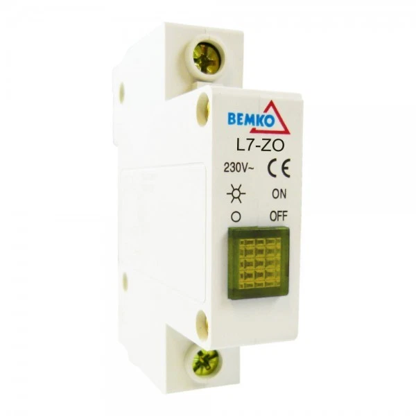FLUORESCENCE SIGNAL-PHASEN-KONTROLL-LEUCHTE JAUNE Phase Testeur 230V AC ...