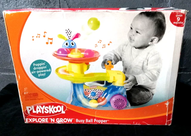 PLAYSKOOL EXPLORE 'N Grow Busy Ball Popper Toy with 5 balls - 9 mos ...