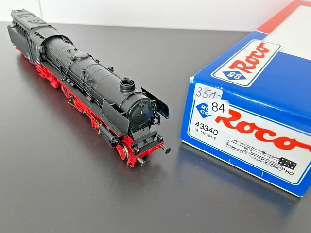 LOCOMOTIVE À VAPEUR Roco H0 43340 BR 012 064-2 époque IV DSS jamais ...