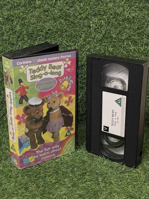 TEDDY BEAR SING A Long Children’s VHS Video Tape Kids Discovering ...