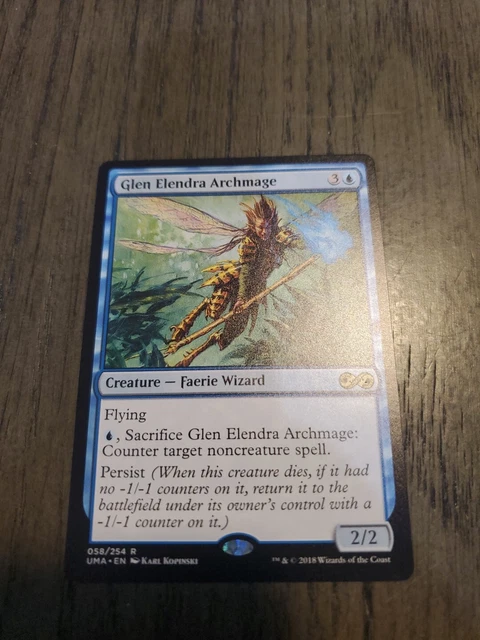 MAGIC THE GATHERING MTG Glen Elendra Archmage (58) Ultimate Masters LP ...