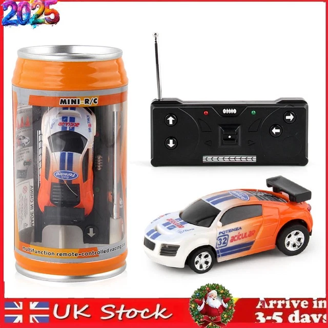 COKE CAN MINI Cans RC Car Battery Operated Mini RC Car LED Lights ...