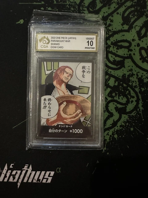 DON !! CARD Shanks OP02-DON ONE PIECE Summit Battle Paramount War TCG ...