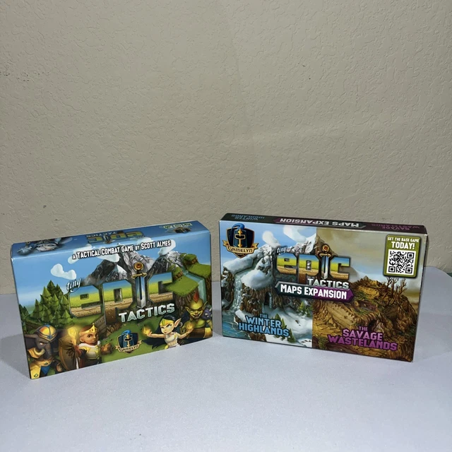 TINY EPIC TACTICS Micro Board Game With Maps and Lanterns Expansions £ ...