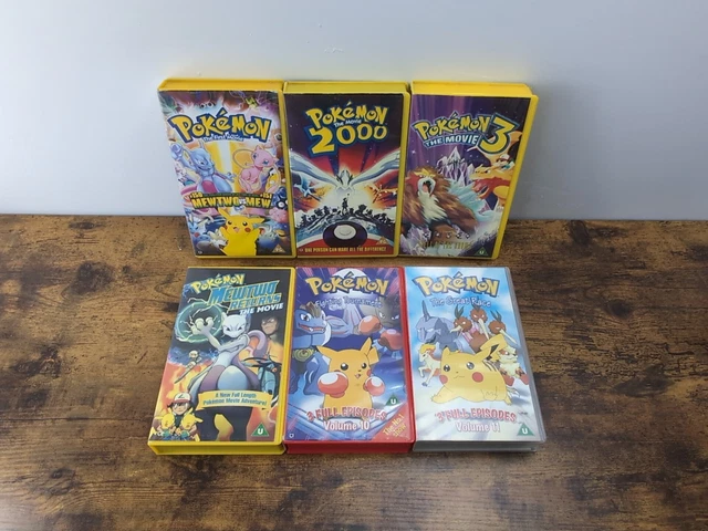 VINTAGE POKEMON VHS Tapes Bundle First Movie Mewtwo Returns Retro ...
