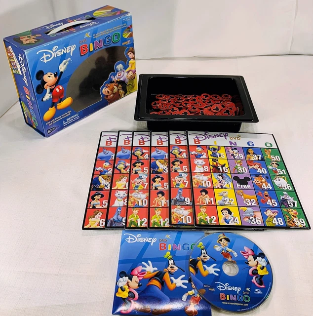DISNEY DVD BINGO by Mattel Complete in Great Condition FREE SHIPPING £ ...